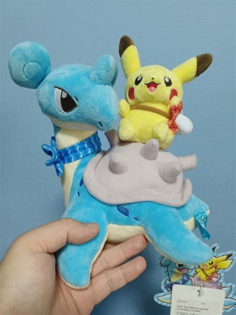 Pokemon Doll Pikachu Riding Lapras Hobbies And Toys Toys And Games On
