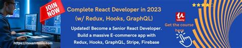 Complete React Developer In 2023 W Redux Hooks Graphql
