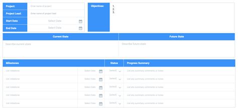 A3 Report Template Excel