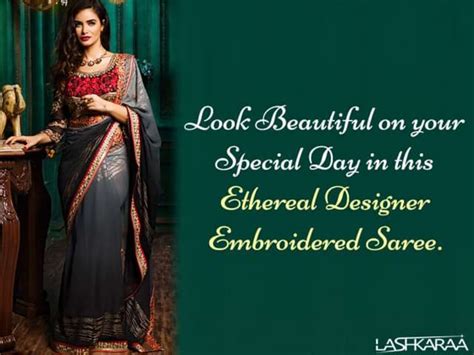 Designer Embroidered Saree Ppt