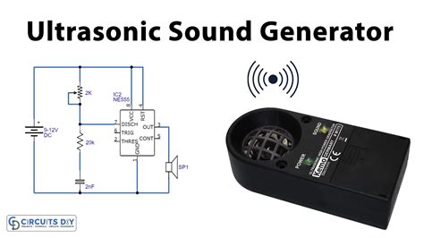 Ultrasonic Sound Generator Using 555 Timer