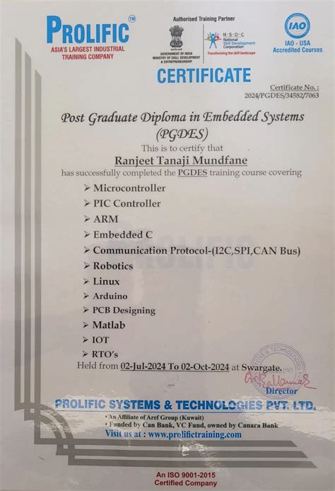 Embeddedsystems Iot Robotics Microcontrollers Rtos Linux Arduino Ranjeet Mundfane