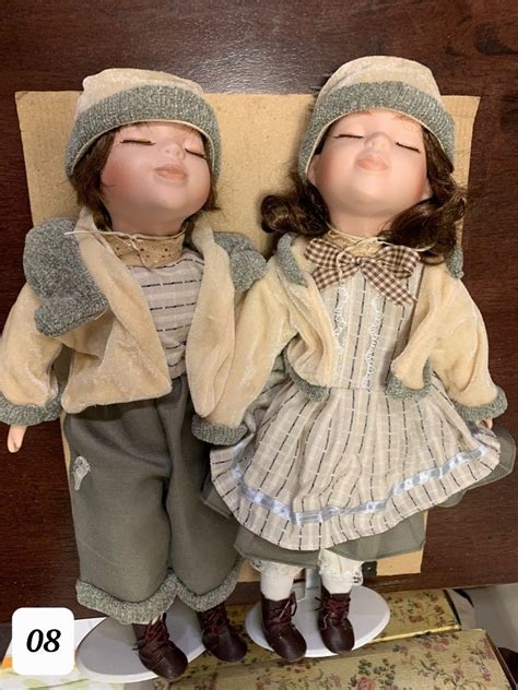 Vintage Kissing Porcelain Dolls Hobbies And Toys Memorabilia
