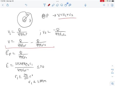 solved in a concentric spherical electrode system with an outer sphere