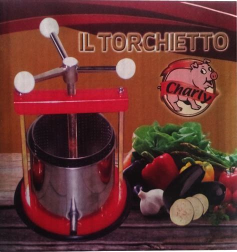 CELMS Torchietto torchio premitutto Laccato Acciaio Inox kg 3 Made in ...