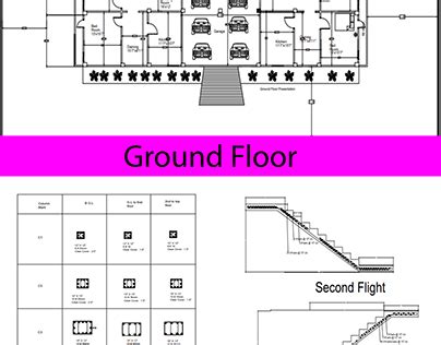 Section Plan Autocad Projects Photos Videos Logos Illustrations And Branding Behance