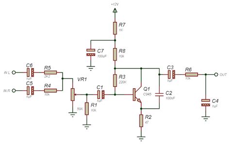 Active Filter Circuit Diagram