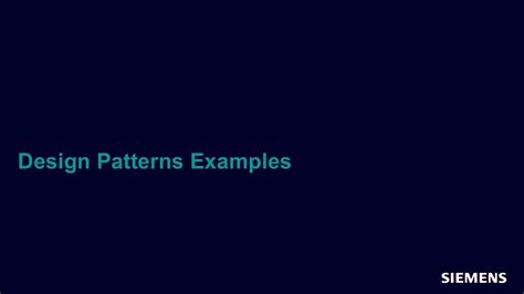 Design Patterns Examples