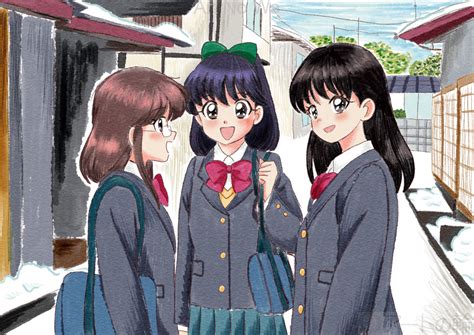 冬の放課後 アートの輪