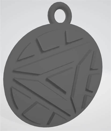 Free Obj File Arc Reactor Necklace 🦾 ・3d Printer Design To Download・cults