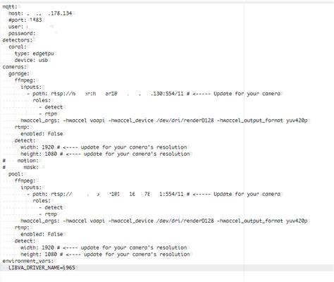 Environment Vars Confused With Frigate Yml · Blakeblackshear Frigate · Discussion 4464 · Github