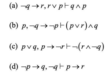 Solved Determine Whether Each Of The Following Arguments Is