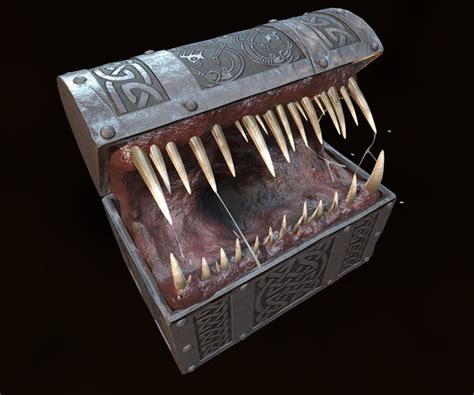 Artstation Mimic Chest Game Assets
