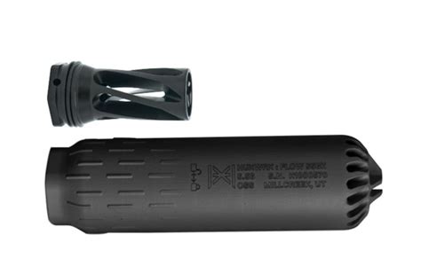 Huxwrx 556k 556mm Flow Through Suppressor W Flash Hider