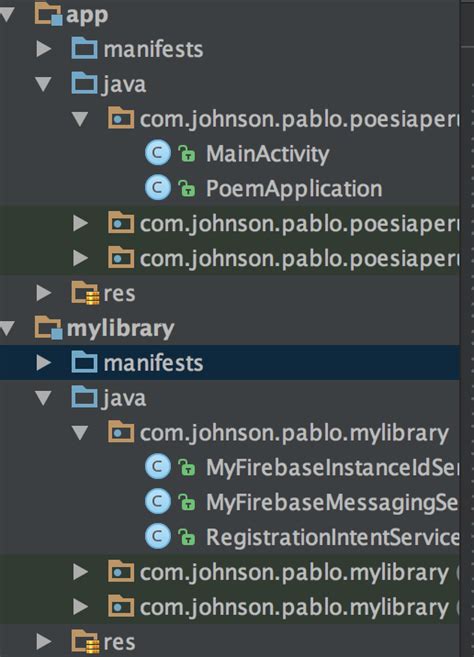 Using Firebase Cloud Messaging In Android Library Project Stack Overflow