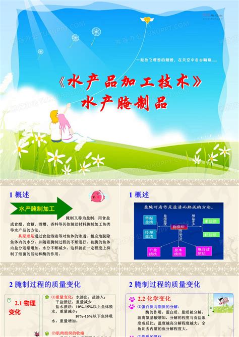 水产腌制品ppt模板下载编号lpxxwnen熊猫办公