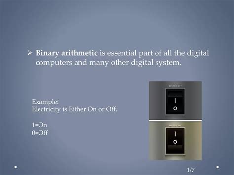binary arithmetic presentation about binary numbers 2015 ppt