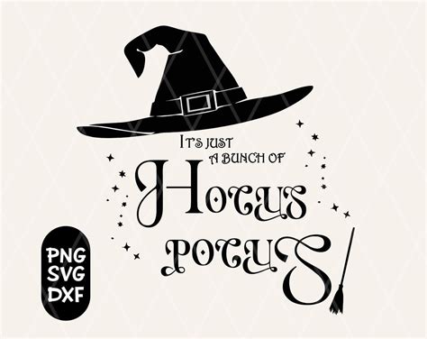 It S Just A Bunch Of Hocus Pocus Svg Hocus Pocus Svg Etsy