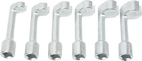 Amonida 6pcs Fuel Injector Line Injection Socket Set 1 2in Driver L Type Injection