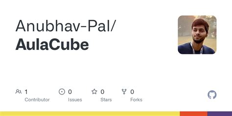 Github Anubhav Palaulacube