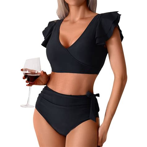 Divhosrg High Waisted Bathing Suit For Women Sexy Bikini Sets For