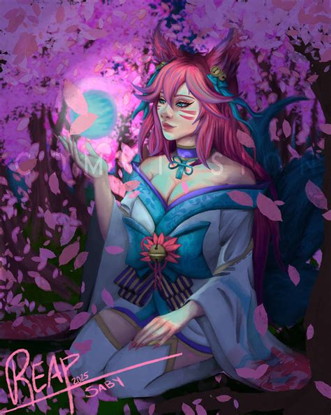 Ahri Spirit Blossom By Xreapurr On Deviantart
