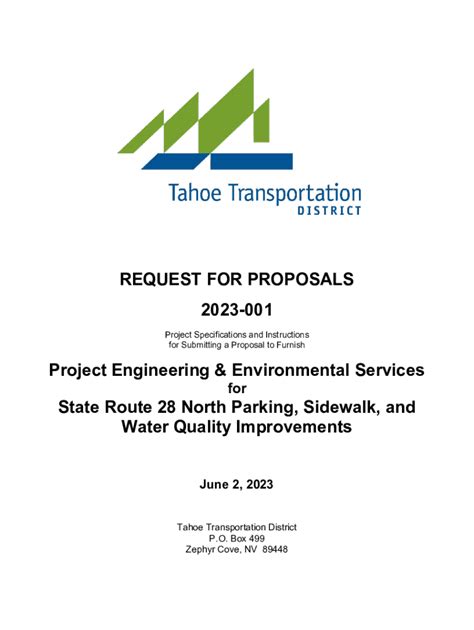 Fillable Online RE Request For Proposals RFP Facilities Engineering Fax Email Print