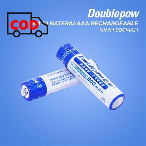 Jual Baterai Charge AAA NiMH 900mAh 2 PCS Rechargeable Cas Isi Ulang