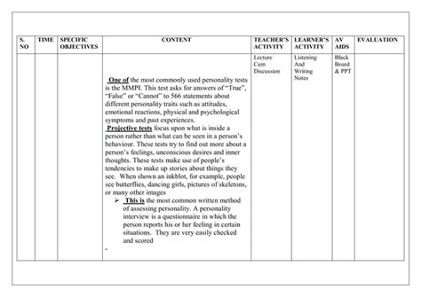 Personality Pdf Educational Assessment Education