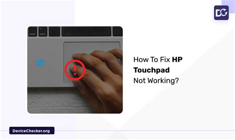 HP Touchpad Not Working Windows 10 11