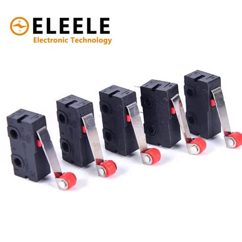 10Pcs KW11 N Micro Roller Lever Arm Normally Open Close Limit Switch