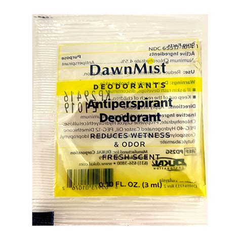 Deodorant 25g Packets