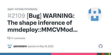 Bug Warning The Shape Inference Of Mmdeploymmcvmodulateddeformconv2d Type Is Missing So It