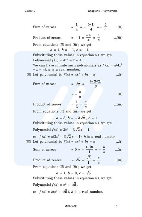 Ncert Solutions For Class 10 Maths Chapter 2 Exercise 2 2 Mathongo