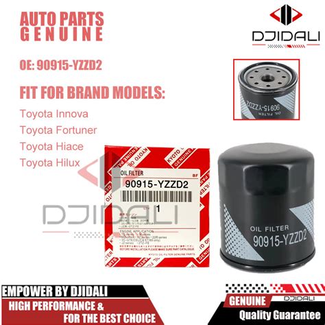 Toyota Oil Filter Innova Fortuner Hiace Hilux 90915 Yzzd2 Vic C 111