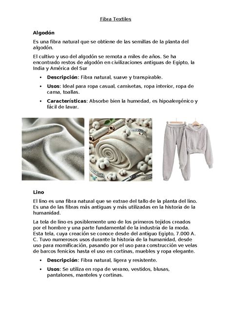 Album De Fibra Textiles 7mo Fibra Textiles Algodón Es Una Fibra Natural Que Se Obtiene De Las