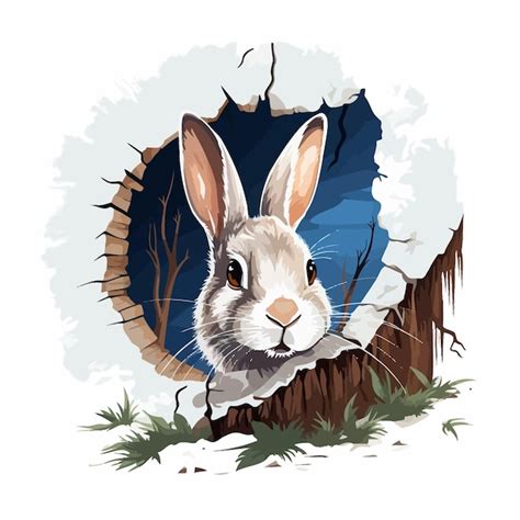 Premium Vector Cute Bunny Illustration