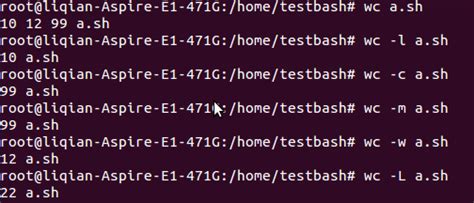 Wc命令详解 Csdn博客