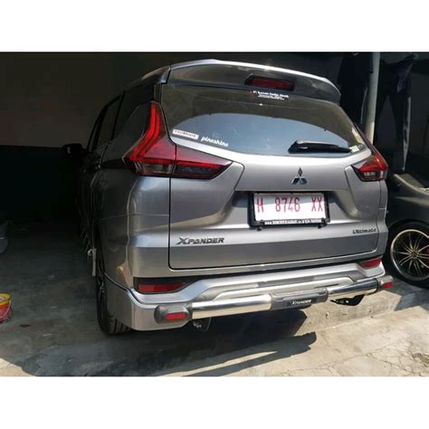 Jual Pgpgs Mitsubishi Xpander Rear Bar Stainless Dengan Reflektor