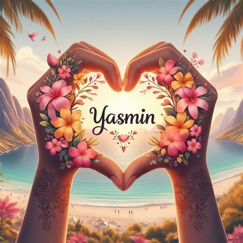 كتابة اسم ياسمين بالذكاء الصناعي