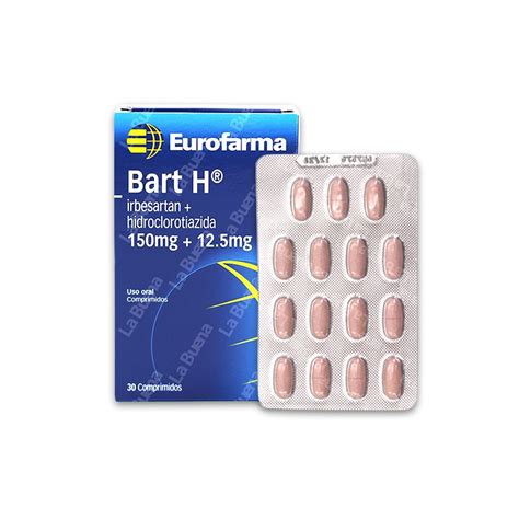 Bart H 150mg125mg X 30 Comp Farmacia La Buena