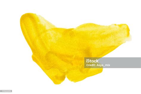 밝은 다채로운 수채화 배경입니다 손으로 그린 노란색 브러시 스트로크 흰색에 고립 된 아쿠아렐 모양 겨자에 대한 스톡 벡터 아트 및 기타 이미지 Istock