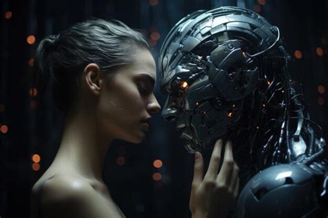 Premium Ai Image Couple Hyper Realistic Ai Minds Intertwining With
