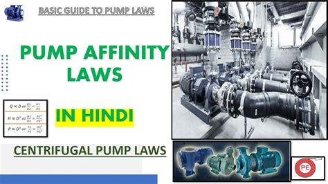 Affinity Laws For Centrifugal Pumps Pump Affinity Laws Pump Size