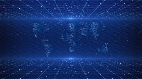 科技感空间感背景网格 大屏背景图