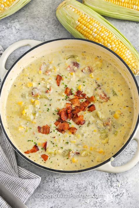 Corn Chowder Recipe Spend With Pennies Street Food Spectacle