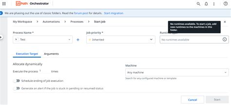 Unattended Automation With Community License No Runtimes Available
