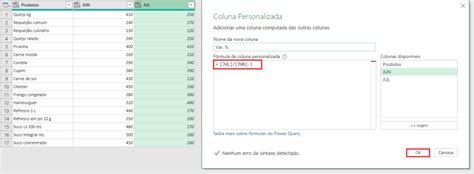 Variação Percentual no Power Query Excel Guia do Excel