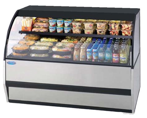 Under Counter Curved End Refrigerated Display Case Federal Industries