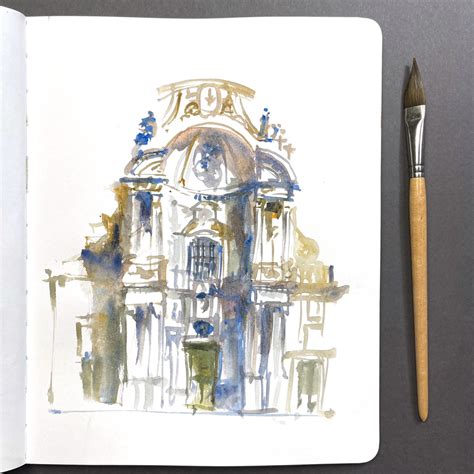 Baroque Architecture Sketch